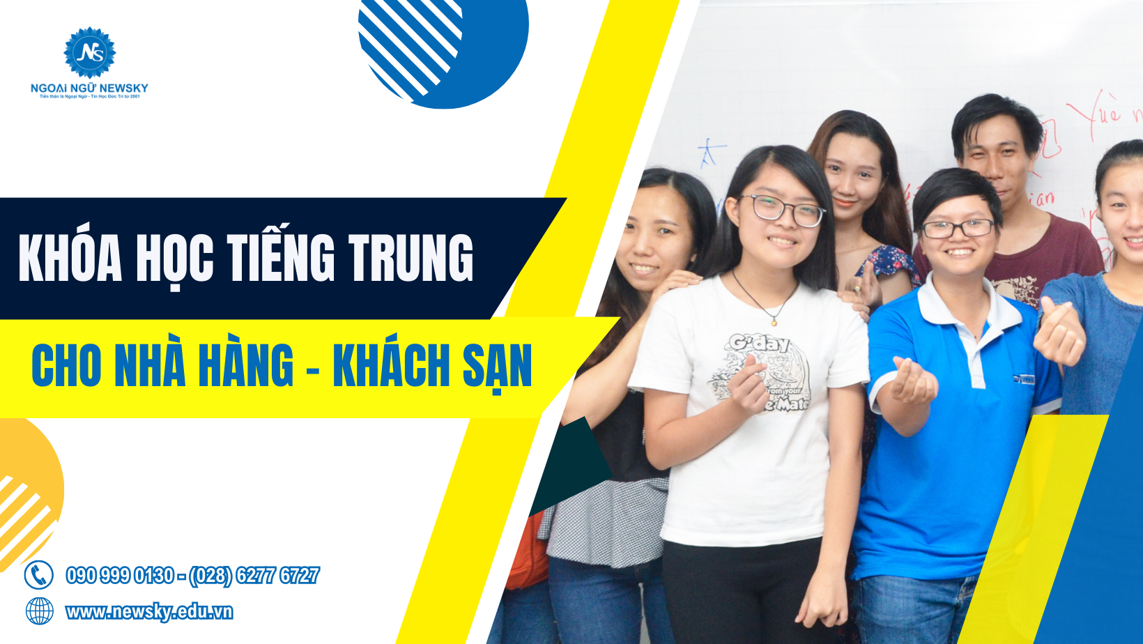 Khóa học tiếng Trung chuyên nghiệp cho Nhà hàng - Khách sạn